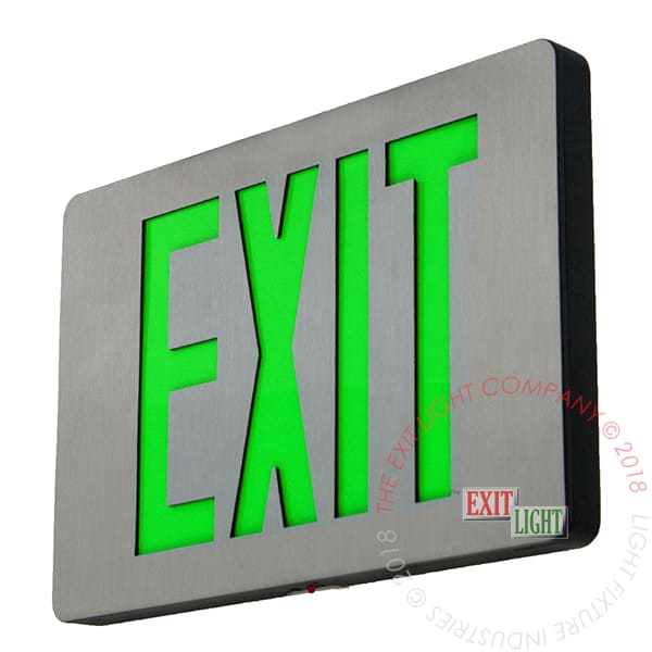 Cast Aluminum Exit Signs | Exit Light Co.