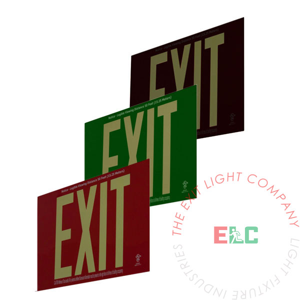 Photoluminescent Exit Signs | Exit Light Co.